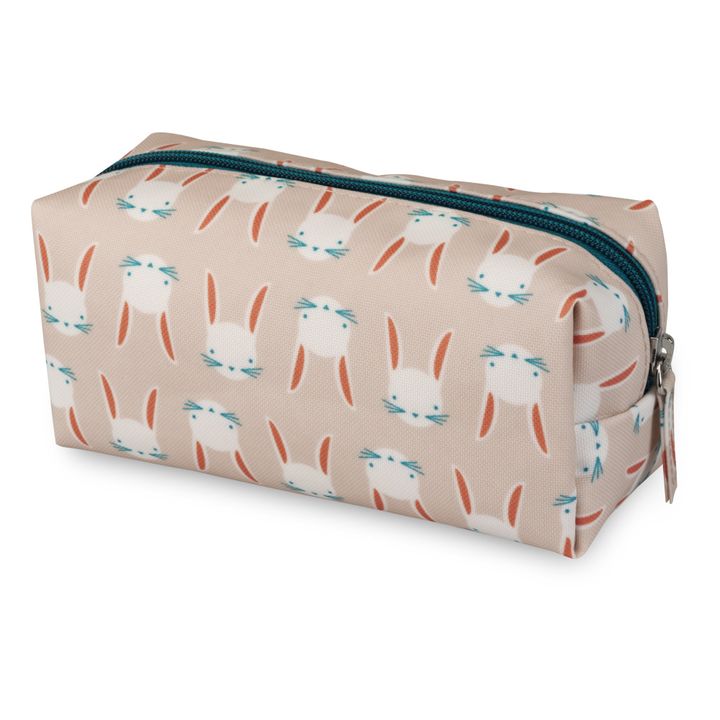 Engel - Recycled plastic rabbit pencil case - Pink | Smallable