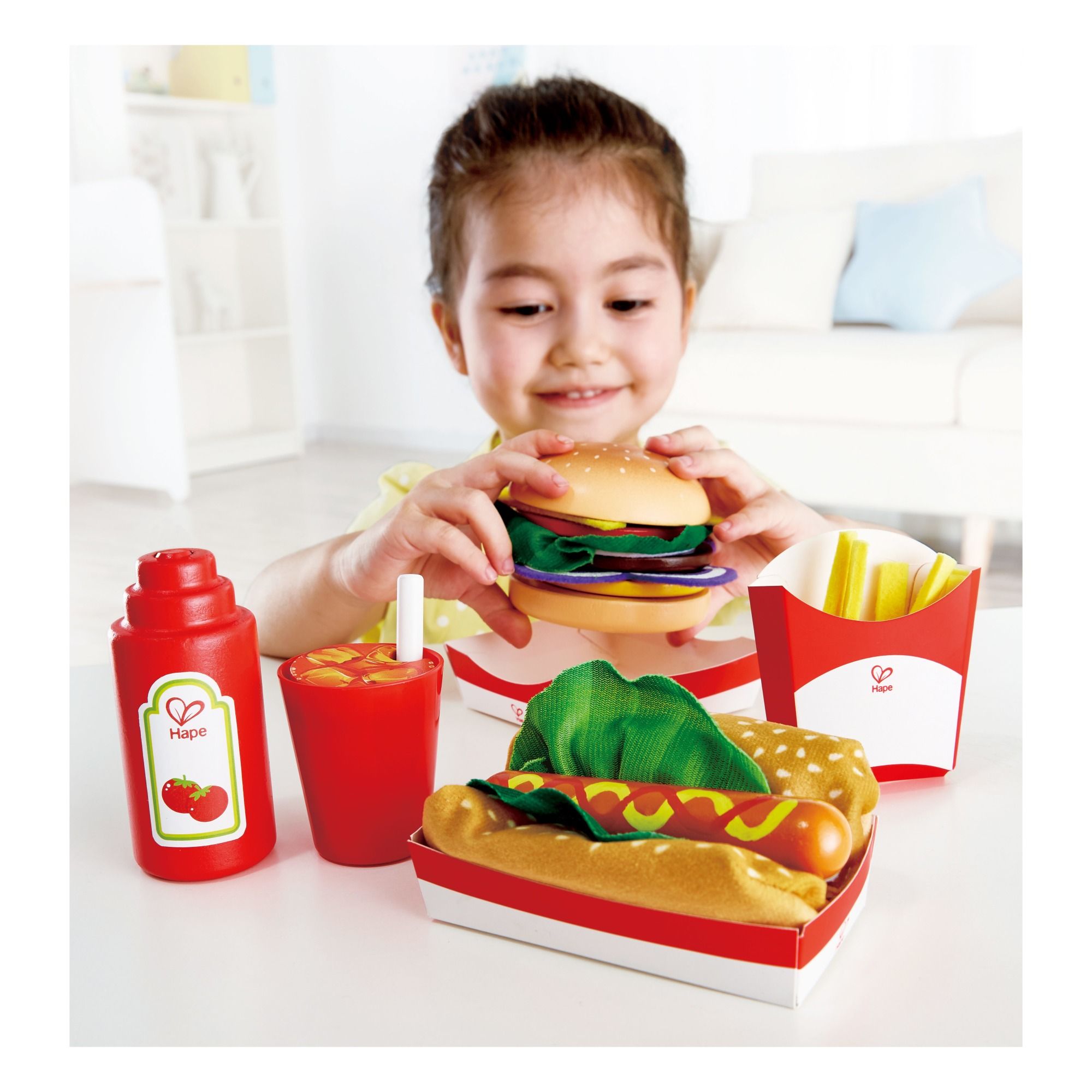 Fast Food Toy Set Hape Toys and Hobbies Children - Smallable