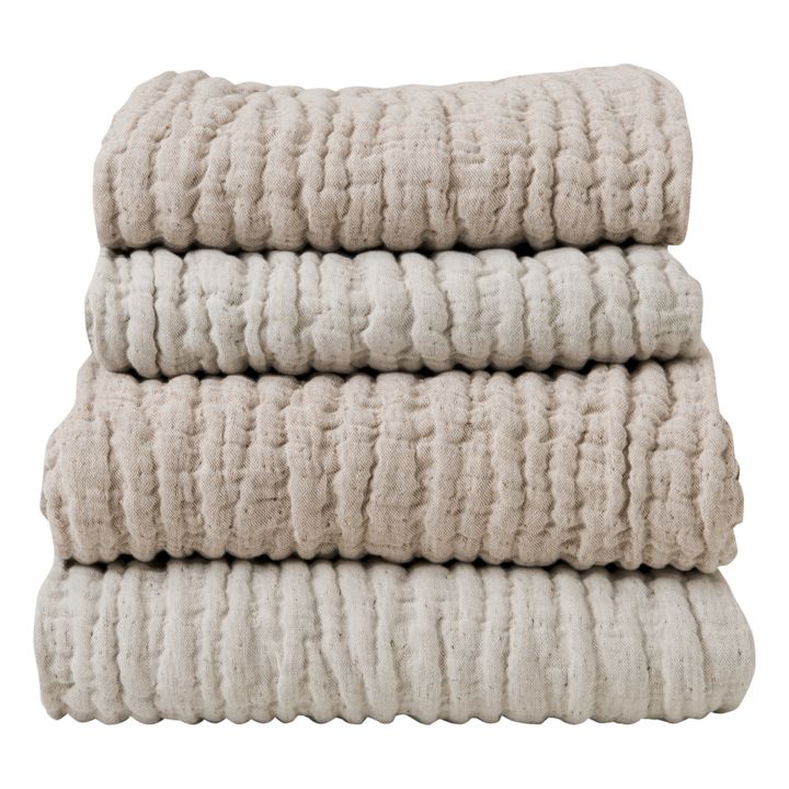 garbo&friends - Mellow throw in linen and cotton - Ecru | Smallable