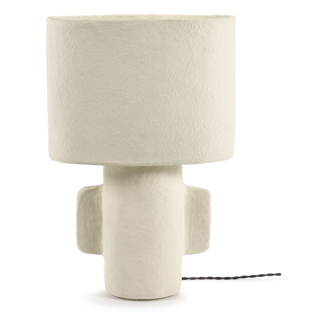 Kalé Stoneware Lamp White Maison de vacances Design Adult