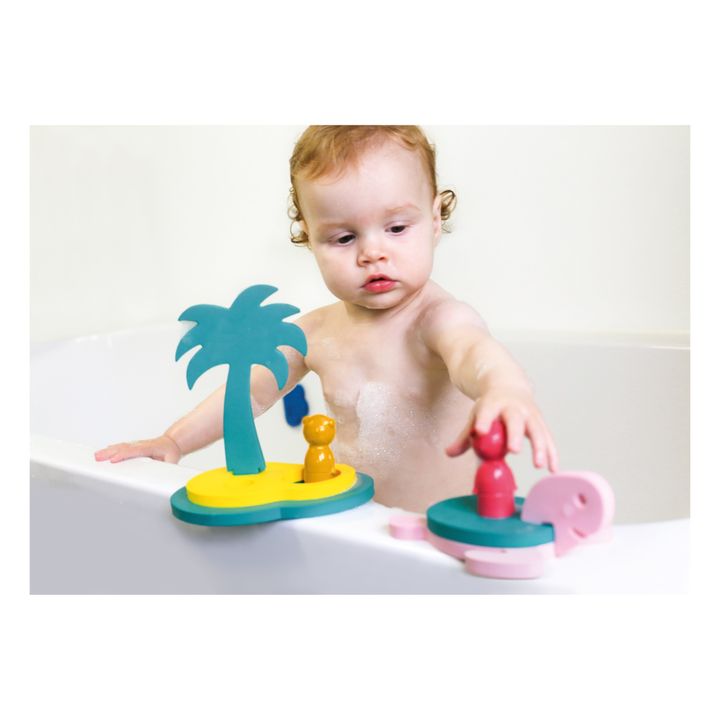 Quut - 3D Bath Puzzle Treasure Island Puzzle - 12 pieces | Smallable