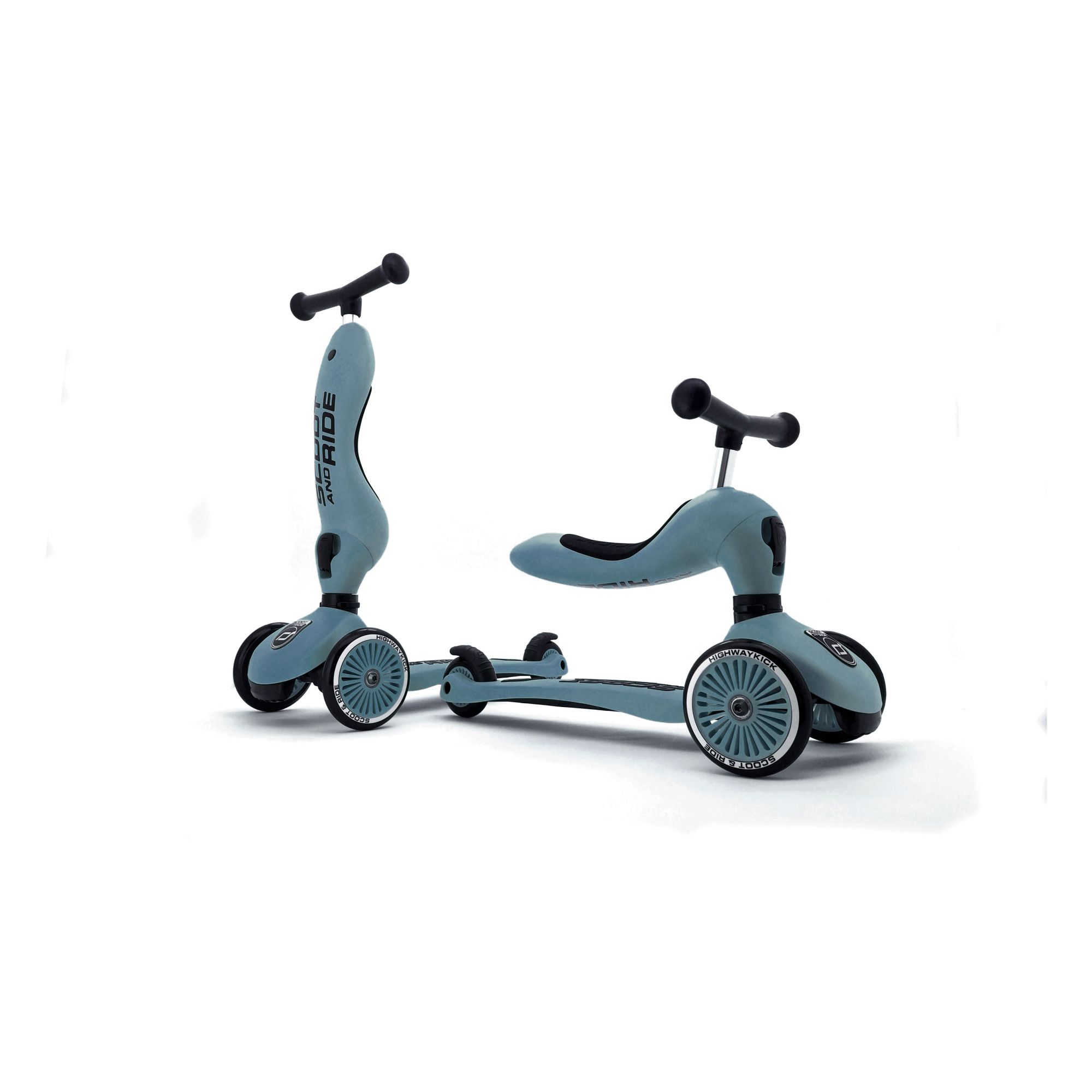 2-in-1 Scooter Grey blue Scoot & Ride Toys and Hobbies Children