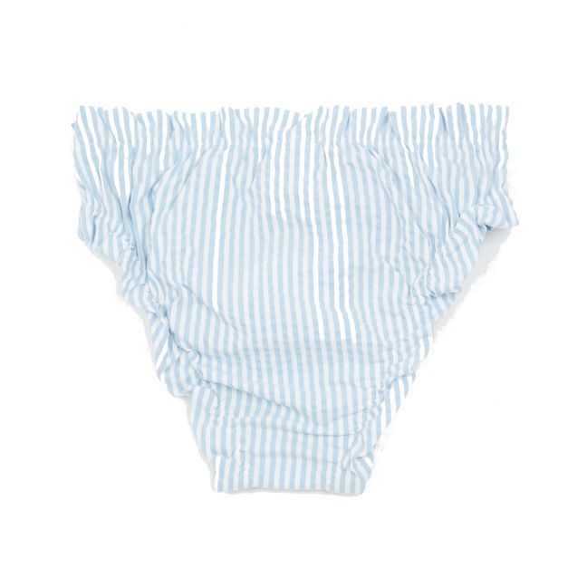 Búho - Organic Cotton Lemon Bikini Bottoms - Light blue | Smallable