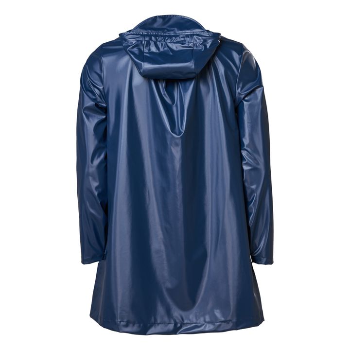Rains - Aline Metallic Waterproof Jacket - Blue | Smallable