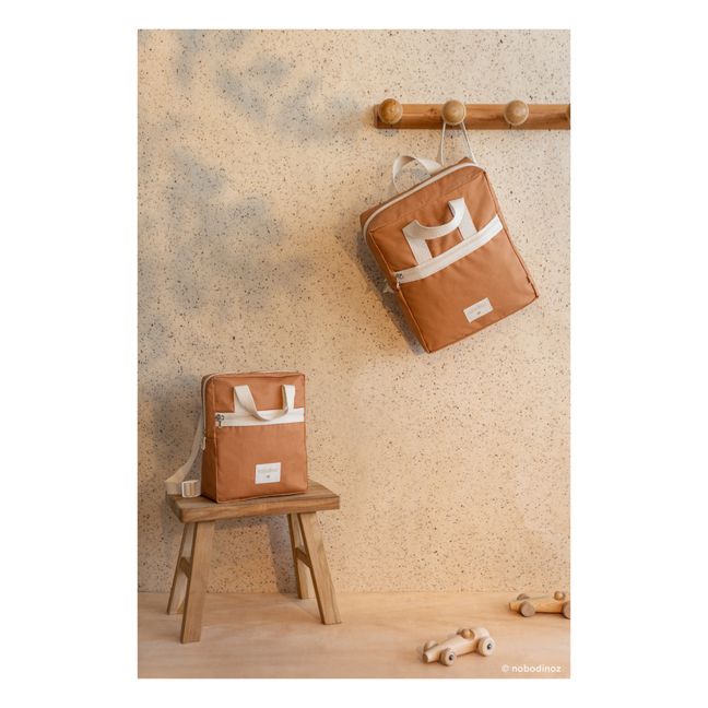 Nobodinoz - Sunshine Waterproof Lunch Box - Cinnamon | Smallable