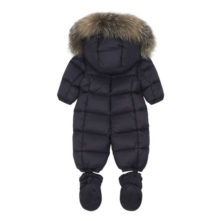 Moncler - Jean Snowsuit - Navy blue | Smallable