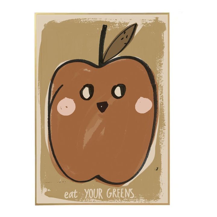 Large Eat Your Greens Poster Studio Loco Design Children