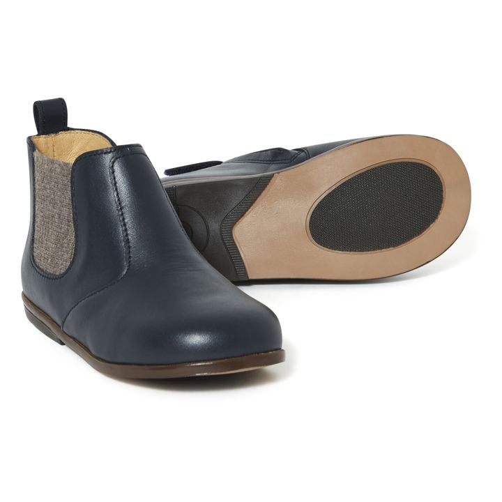 Chelsea Zeus Boots Navy blue Clotaire Shoes Baby , Children