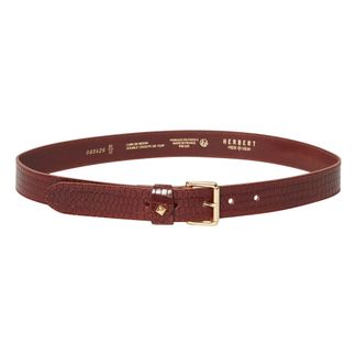 Large Keller Belt Black HERBERT FRERE SOEUR Fashion Adult