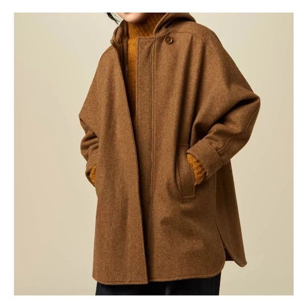 Manteau Nana Laine Tabac Sessun Mode Adulte - Smallable