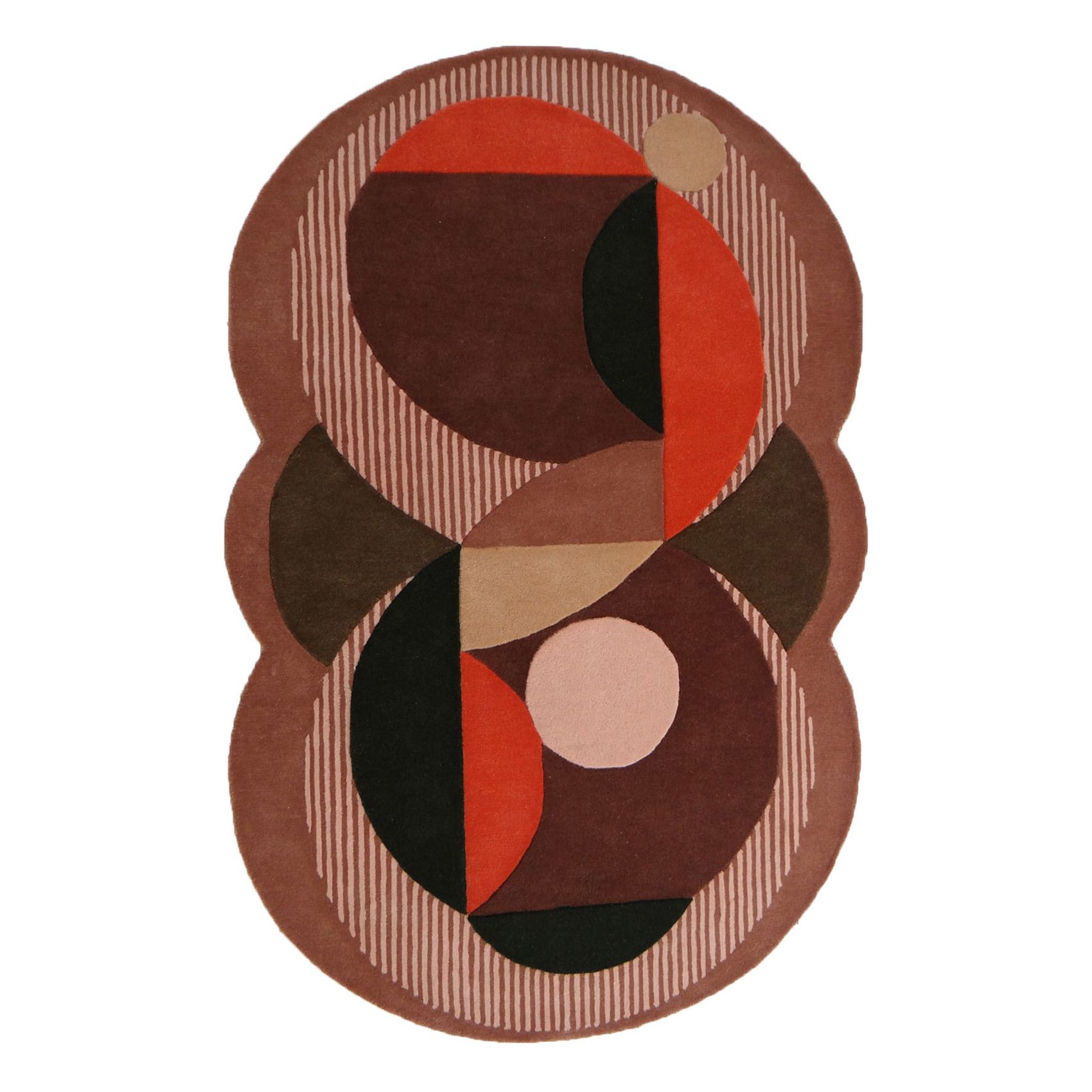 Shell Rug Russet Mapoésie Design Adult
