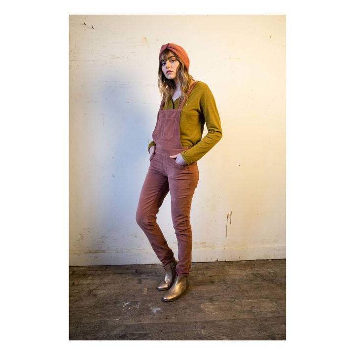 Braided Overalls -Women's Collection- Dusty Pink Emile et Ida