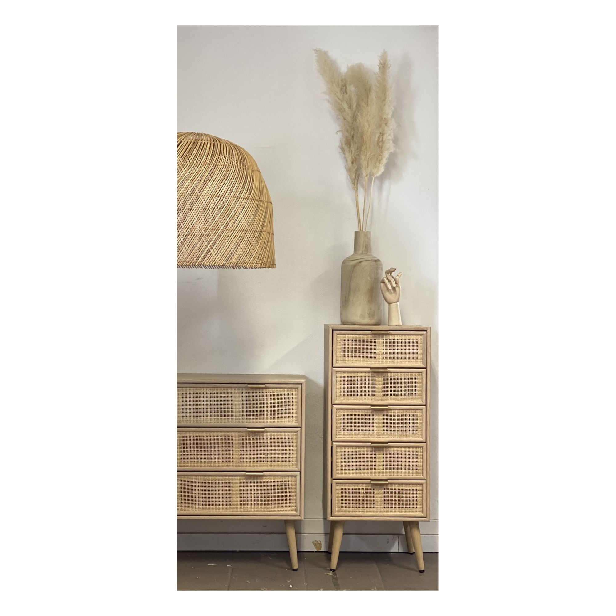 Raffia Pendant Light Opjet Design Adult - Smallable