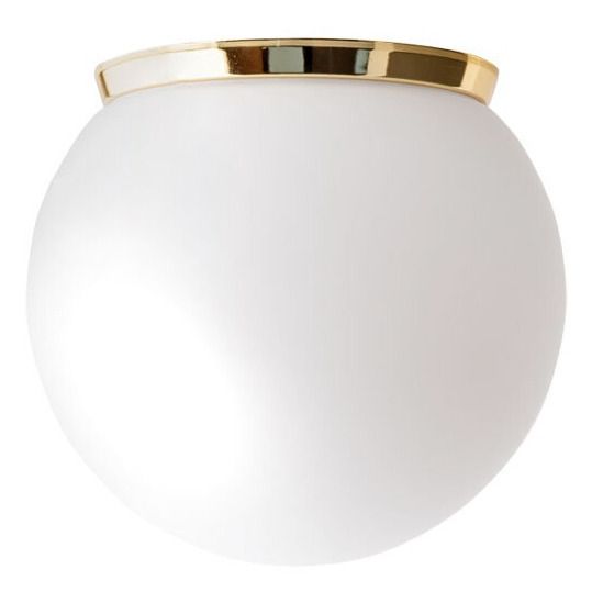 Porcelain Ceiling Light Gold Zangra Design Adult