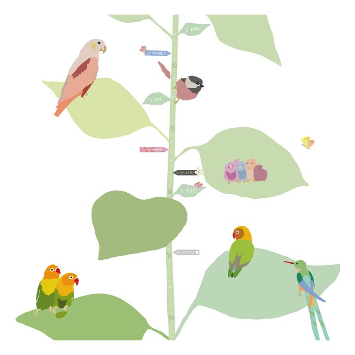With The Birds Height Growth Chart - FR MIMI'lou Design Children