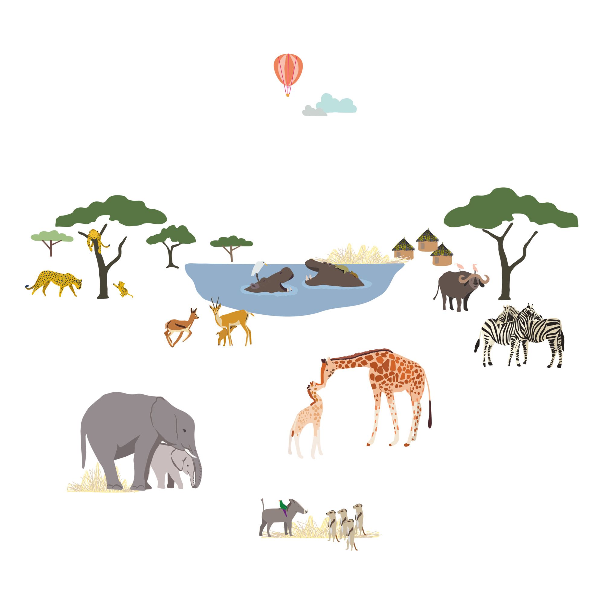 Easy Safari Sticker MIMI'lou Design Children - Smallable