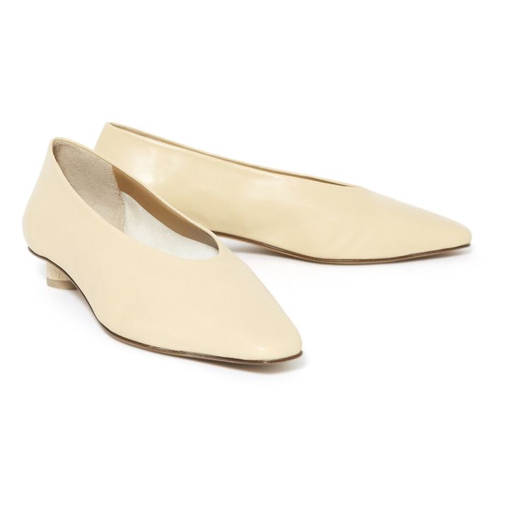 Paz Ballet Flats Beige LoQ Shoes Adult