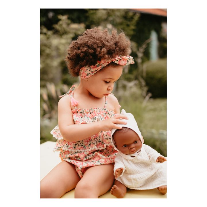 Louise Misha - Headband Coton Bio Cally - Rose | Smallable