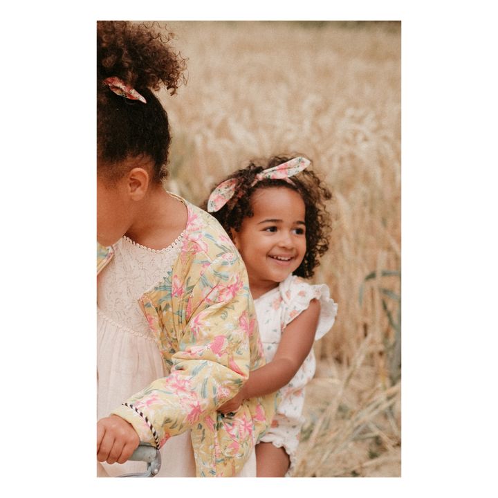 Louise Misha - Headband Coton Bio Cally - Rose | Smallable