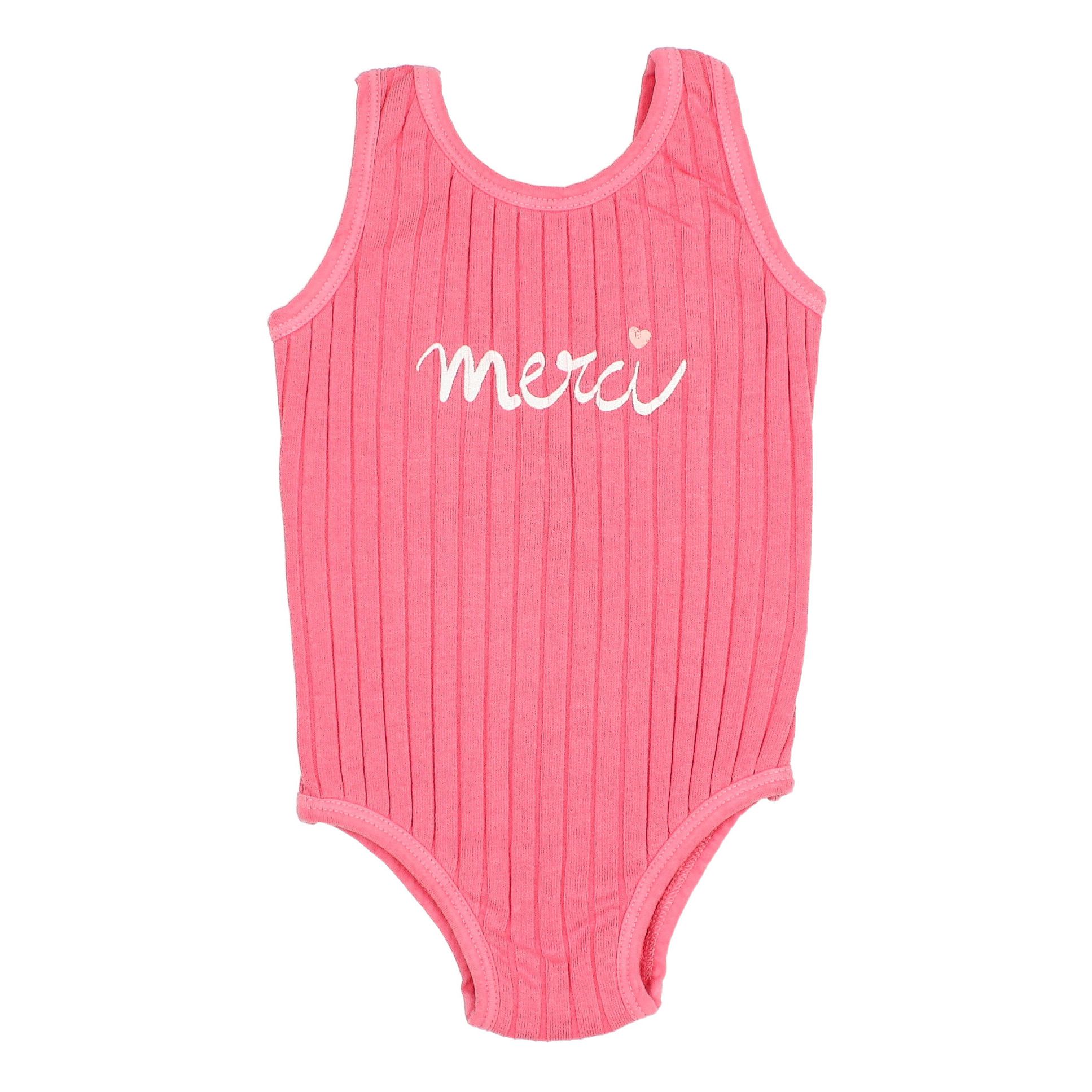 Búho - Organic Cotton Merci One Piece Swimsuit - Pink | Smallable