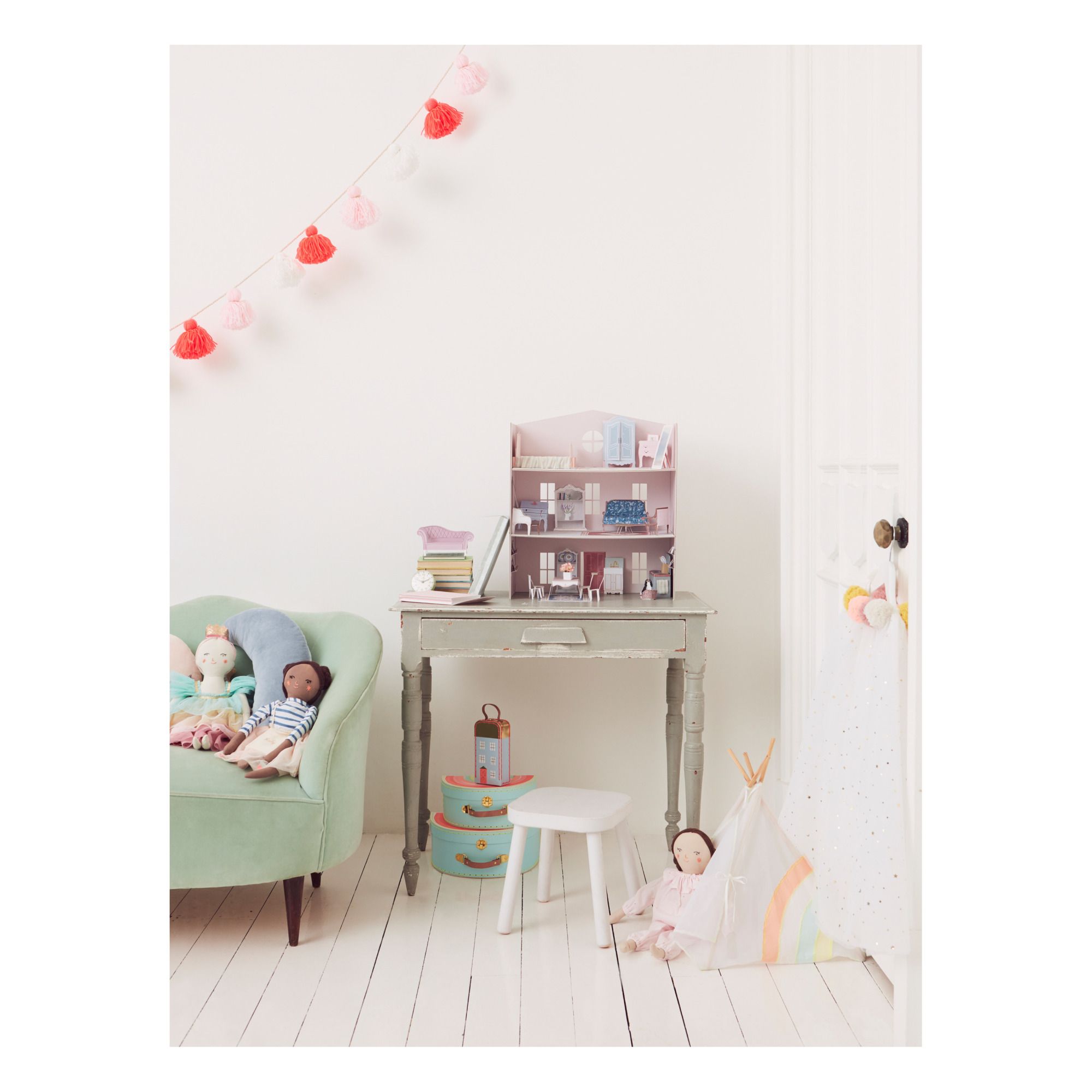 Maison de mini poupées en carton Meri Meri Jouet et Loisir Enfant ...