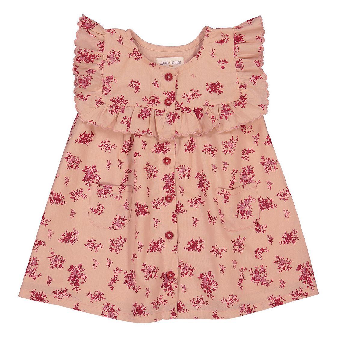 Louis Louise - Mirabelle Dress - Pale pink | Smallable