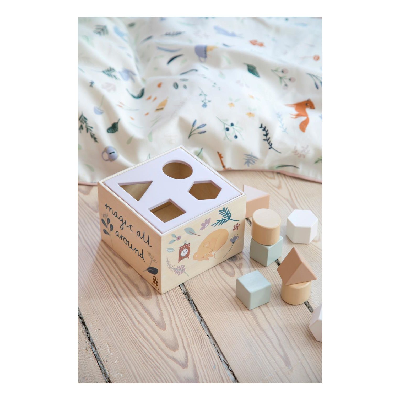 Daydream Wooden Shape Box Sebra Toys and Hobbies Children - Smallable