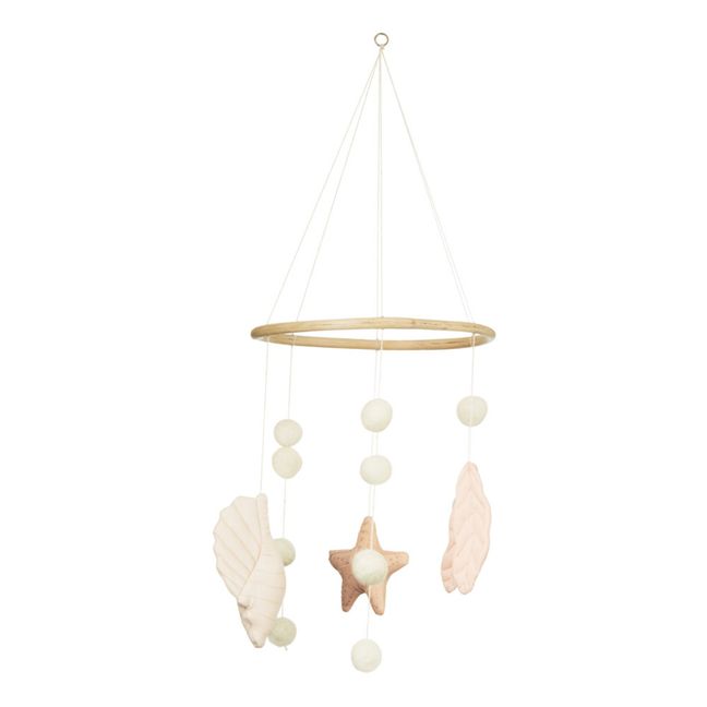 Mobile Arc-en-ciel en coton bio Cam Cam Design Bébé - Smallable