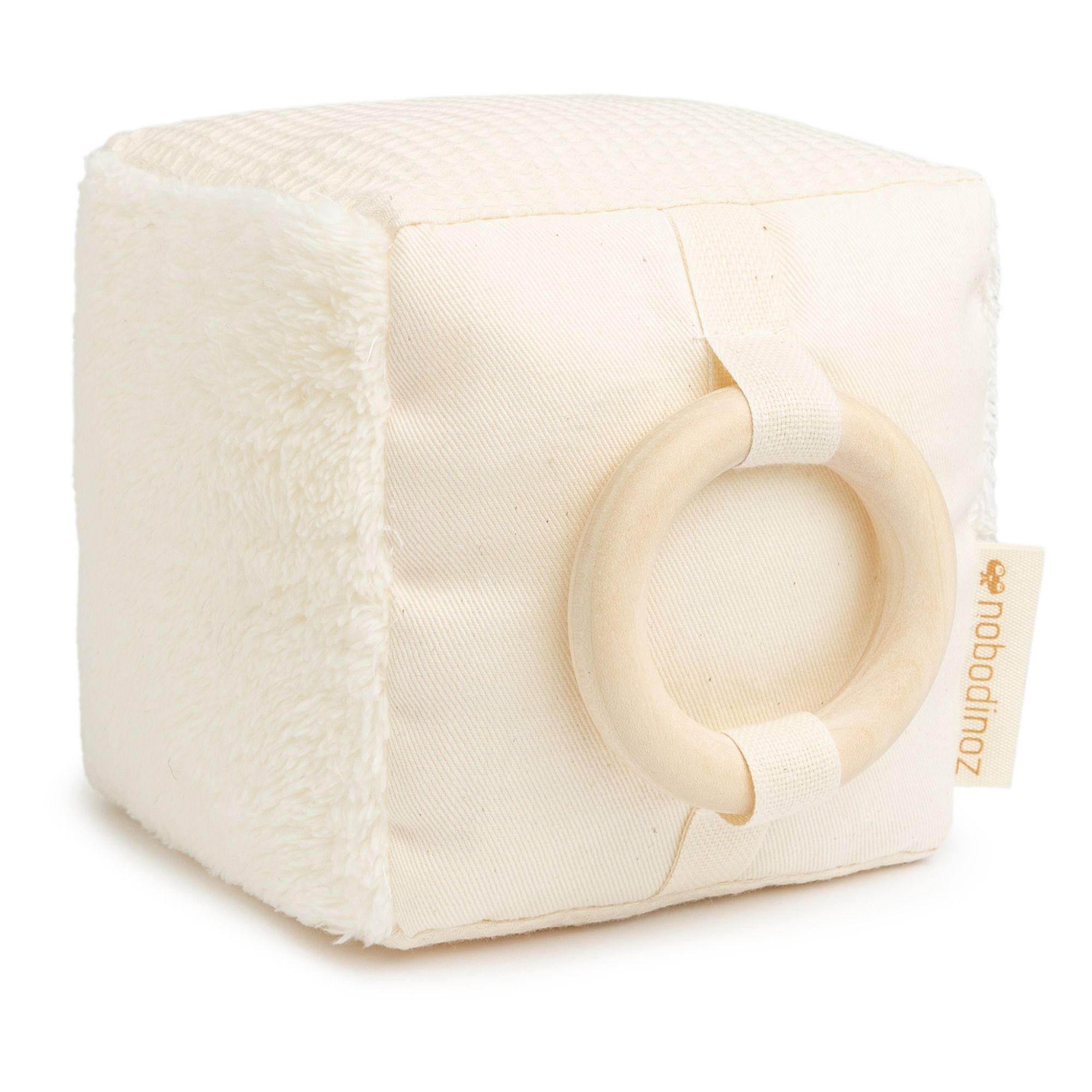 Nobodinoz - Sensory Cotton Cube - Cream | Smallable