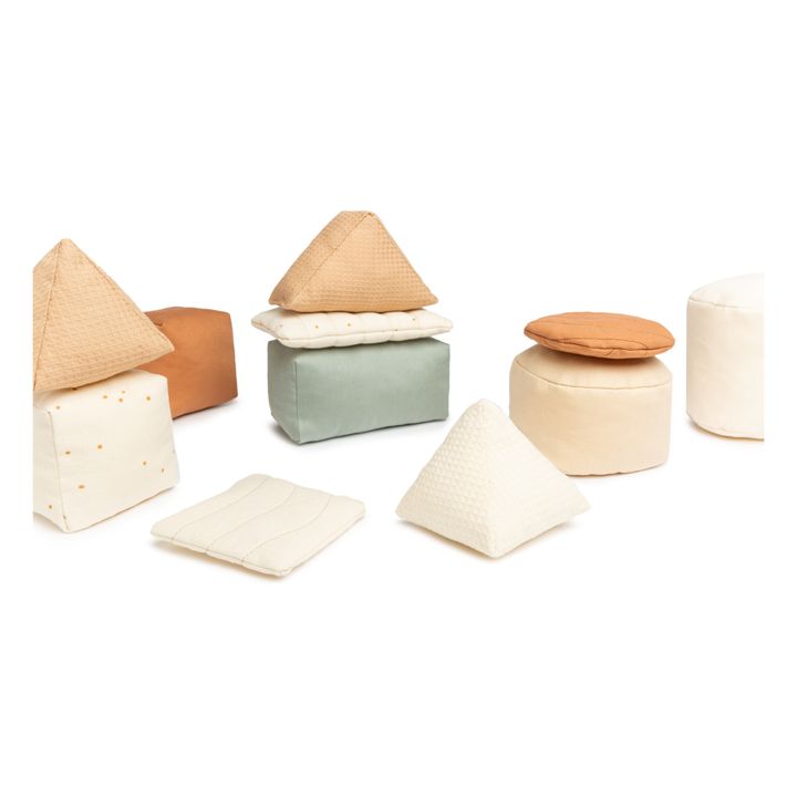 Nobodinoz - Sensory Cotton Cubes - Set of 11 Shapes | Smallable