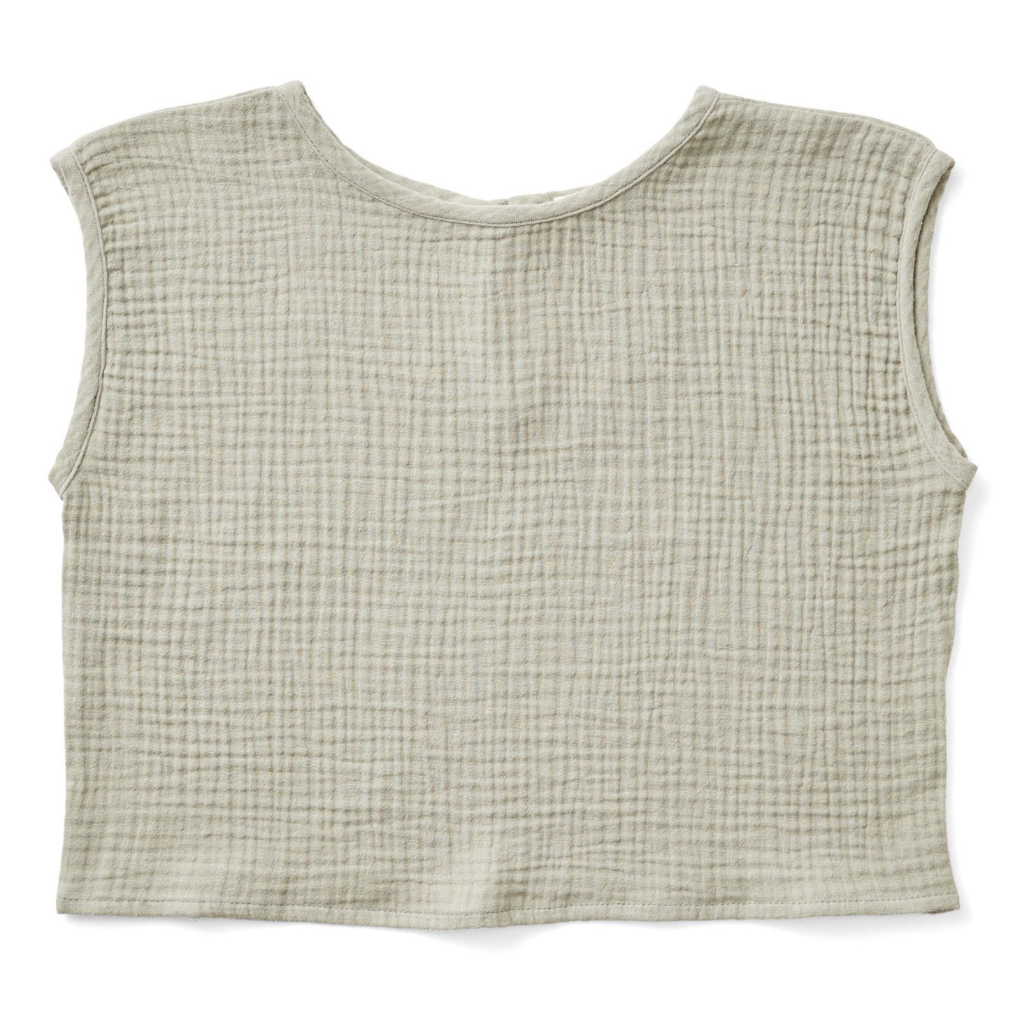 Soor Ploom - Mi Casa Double Cotton Muslin Top - Beige | Smallable
