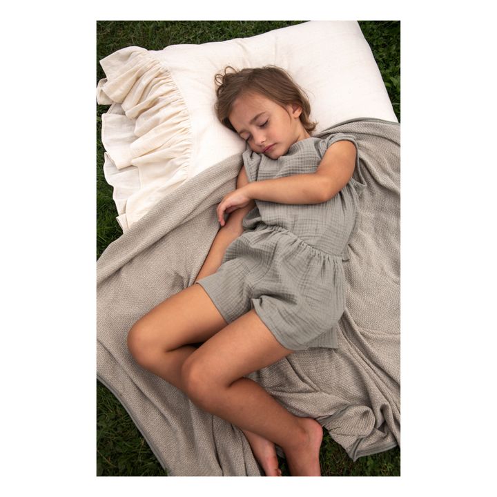 Soor Ploom - Mi Casa Double Cotton Muslin Top - Beige | Smallable