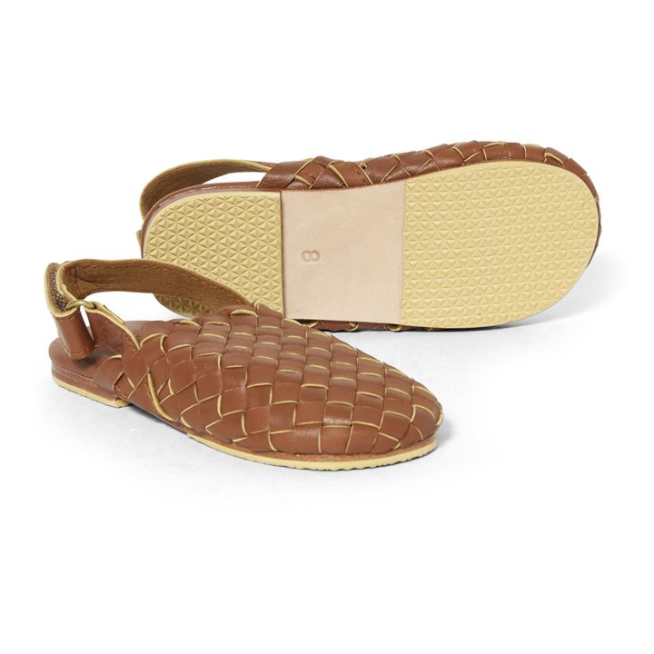 Braided Mules Camel Scandic Gypsy Shoes Children