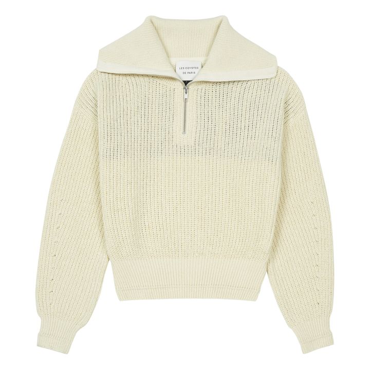 Suéter algodón Zana Crudo Les Coyotes de Paris Moda Joven