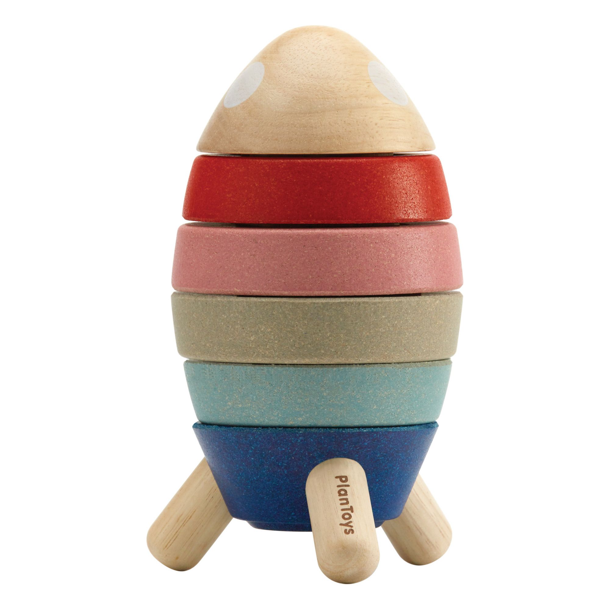 Plan Toys - Tendresse Stacking Rocket | Smallable