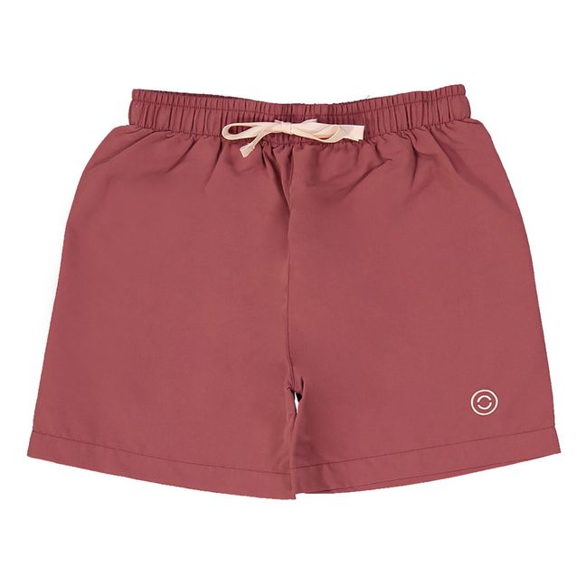 Striped Swim Trunks Beige Minnow Fashion Children - Smallable