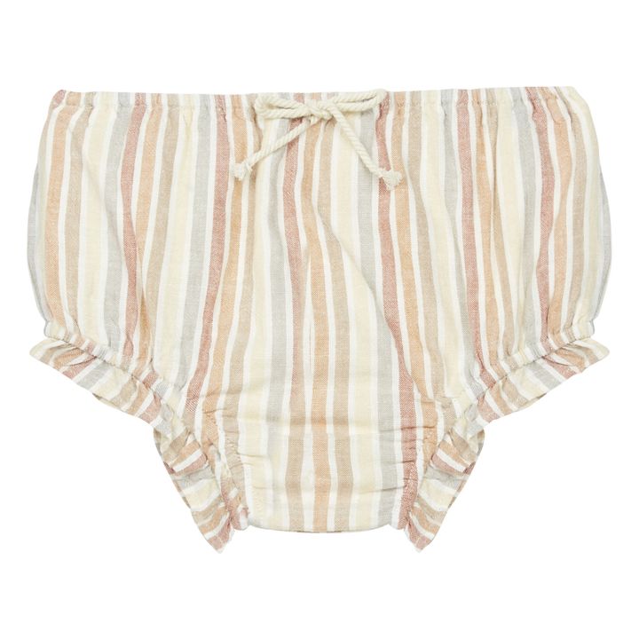 Flutter Striped Bloomers Pale pink Rylee + Cru Fashion Baby