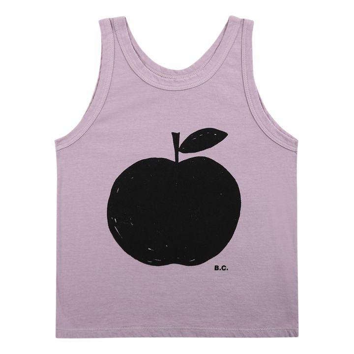 Organic Cotton Apple Tank Top - Iconic Collection - Mauve Bobo Choses ...