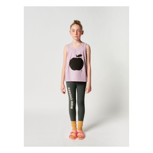 Organic Cotton Apple Tank Top - Iconic Collection - Mauve Bobo Choses ...