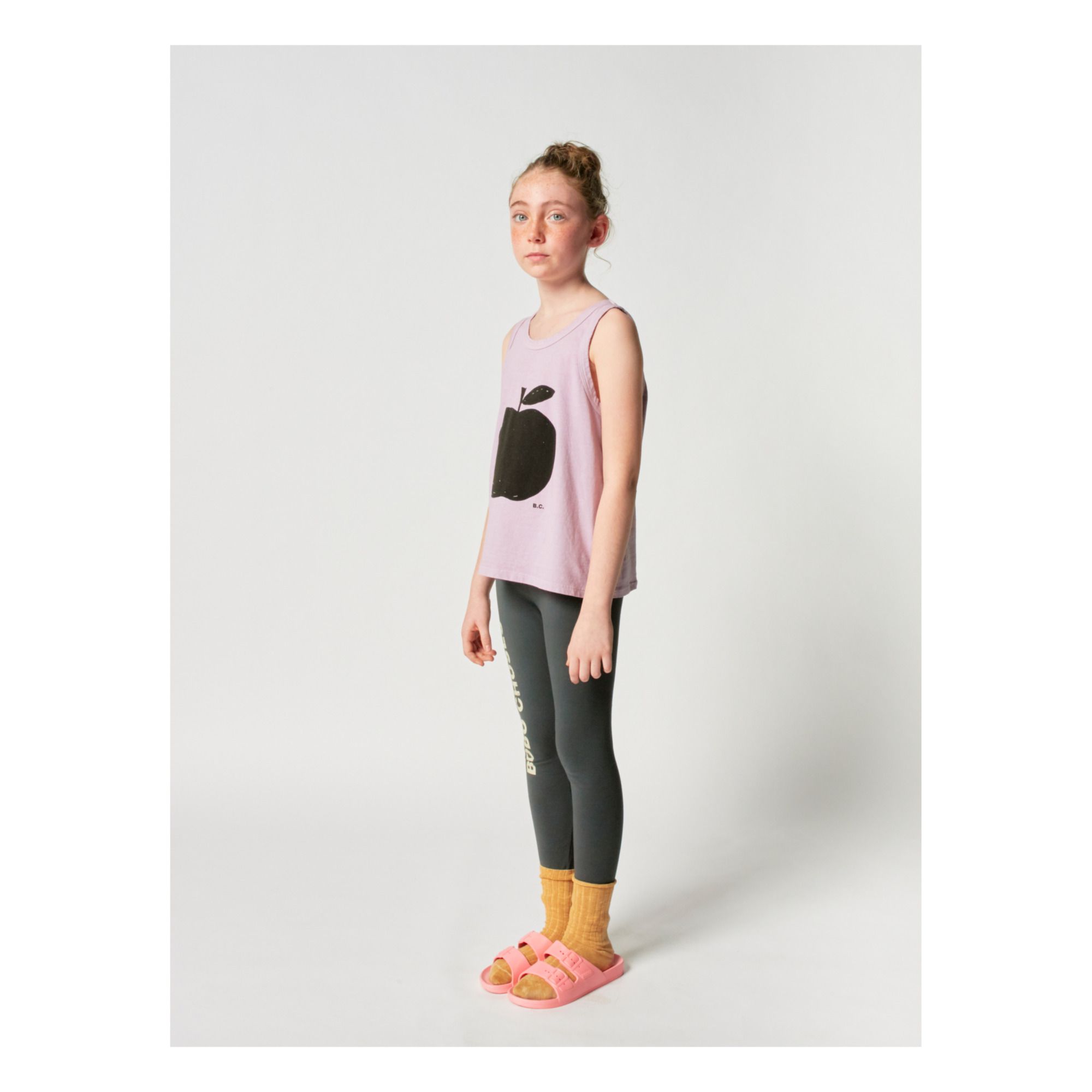 Organic Cotton Apple Tank Top - Iconic Collection - Mauve Bobo Choses ...