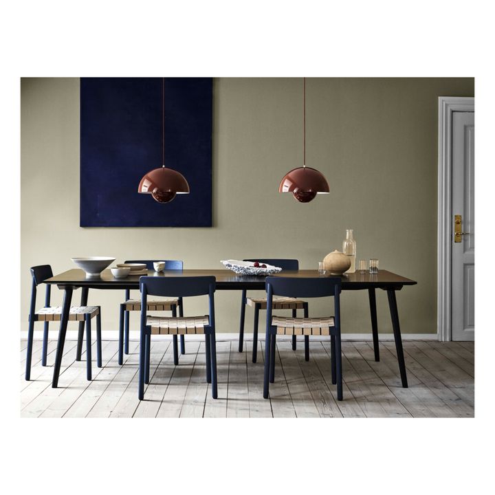 Suspension Flowerpot VP7 - Verner Panton Rouge brique & Tradition ...