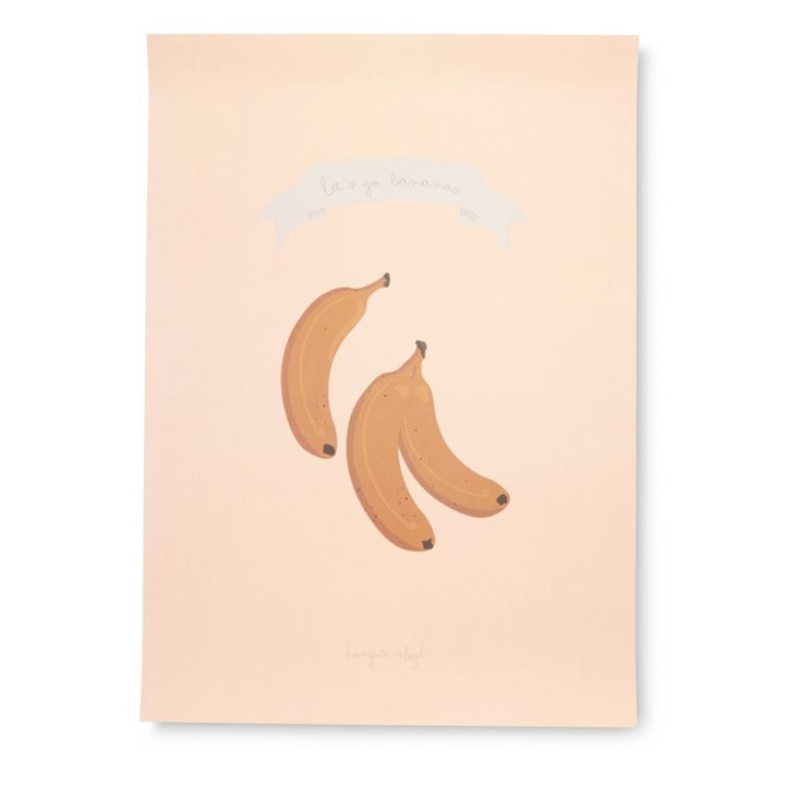 Konges Sløjd - Let's Go Banana Poster - FSC Paper | Smallable