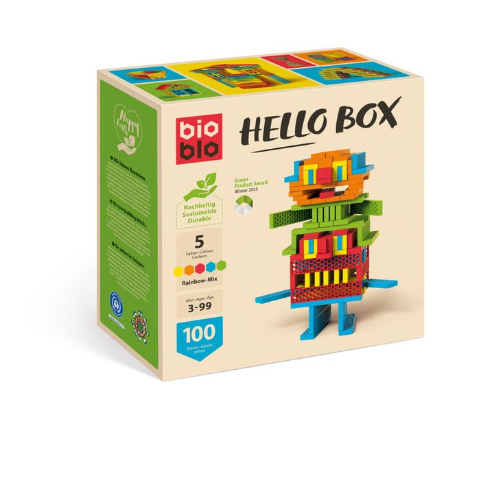 Bioblo - Hello Box Construction Set - 100 Pieces | Smallable