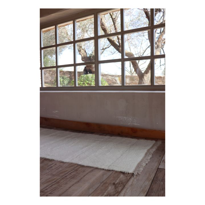 Lorena Canals - Steppe Runner Rug - White | Smallable