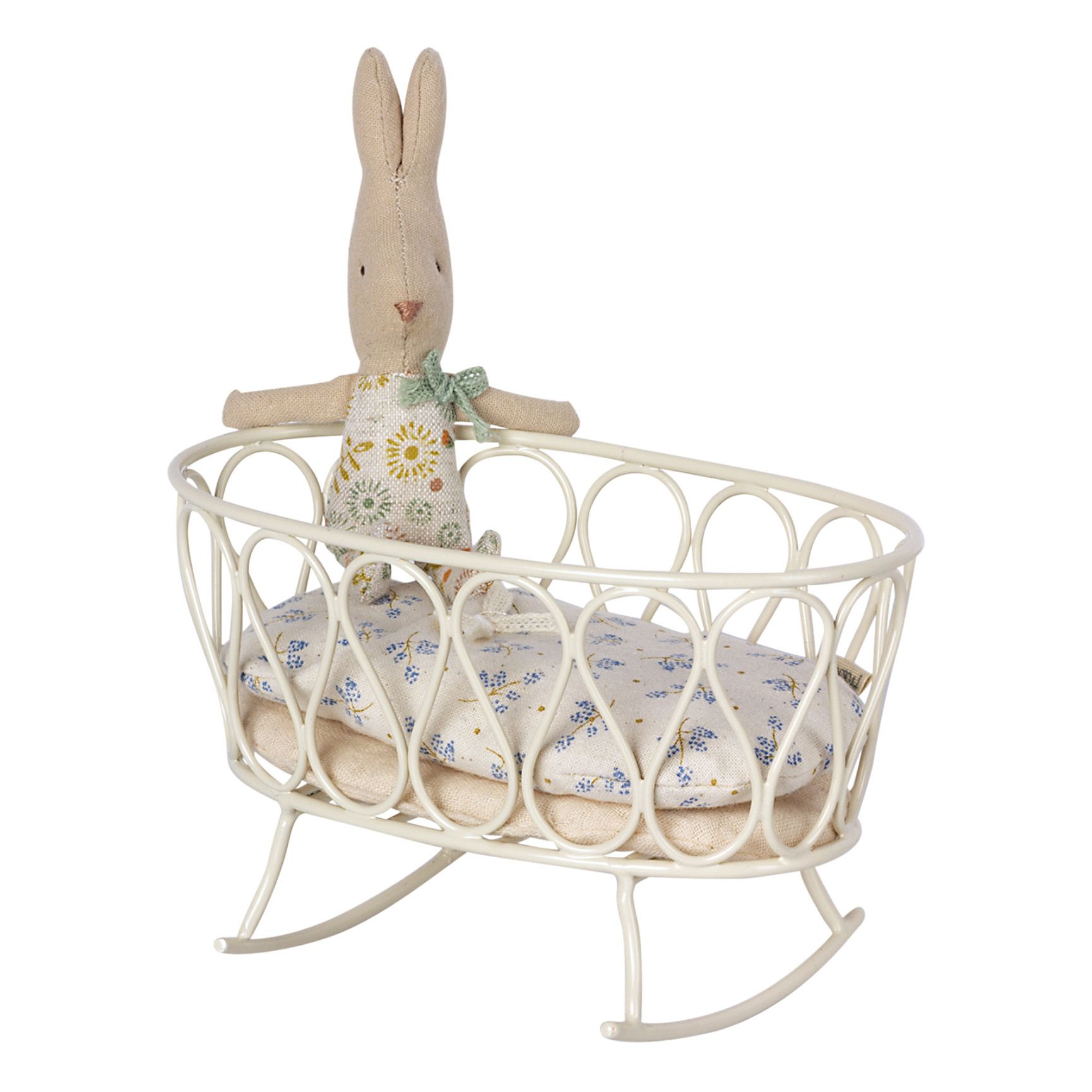 Mini Cradle Blue Maileg Toys and Hobbies Children - Smallable