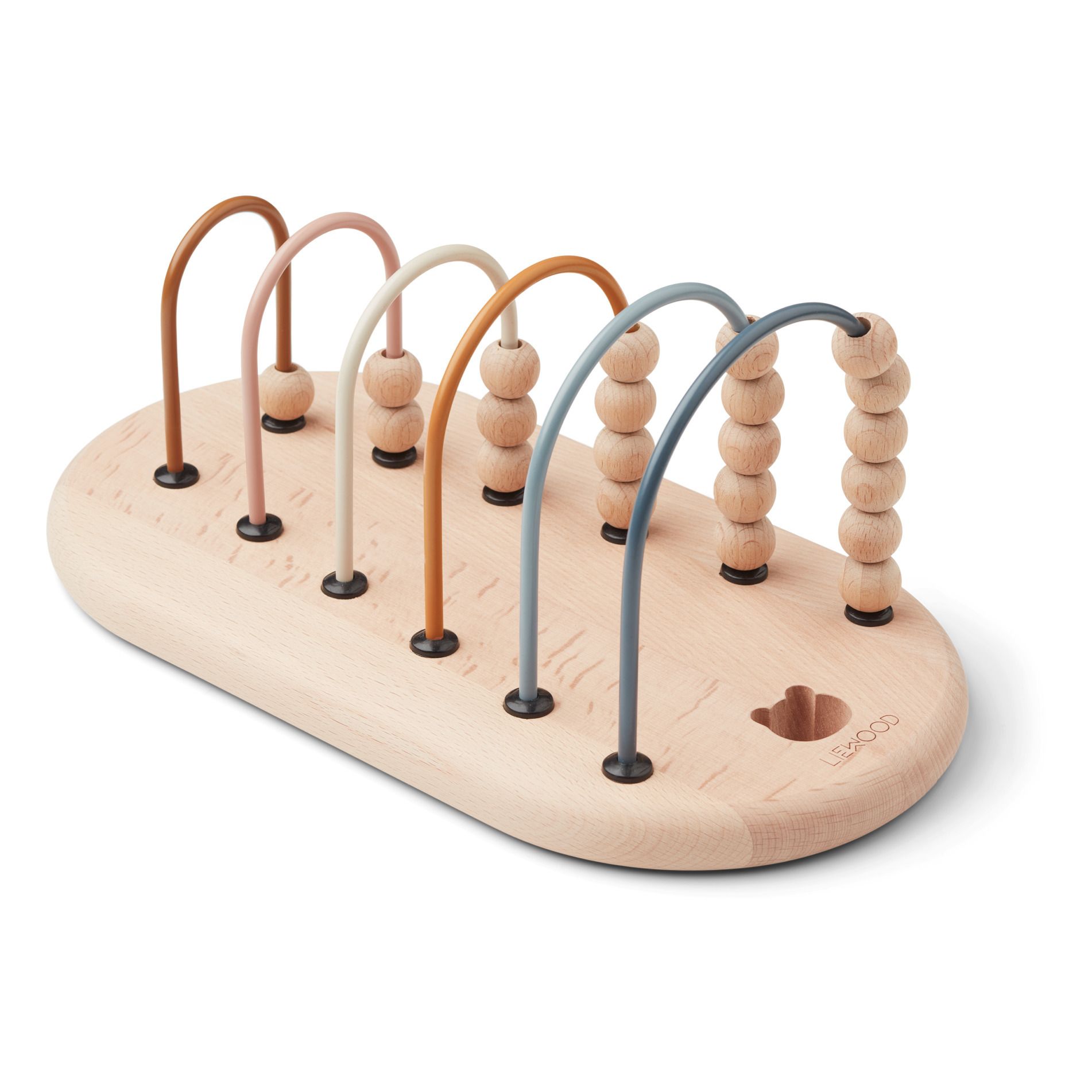 Liewood - Reagan Wooden Abacus - Pale blue | Smallable