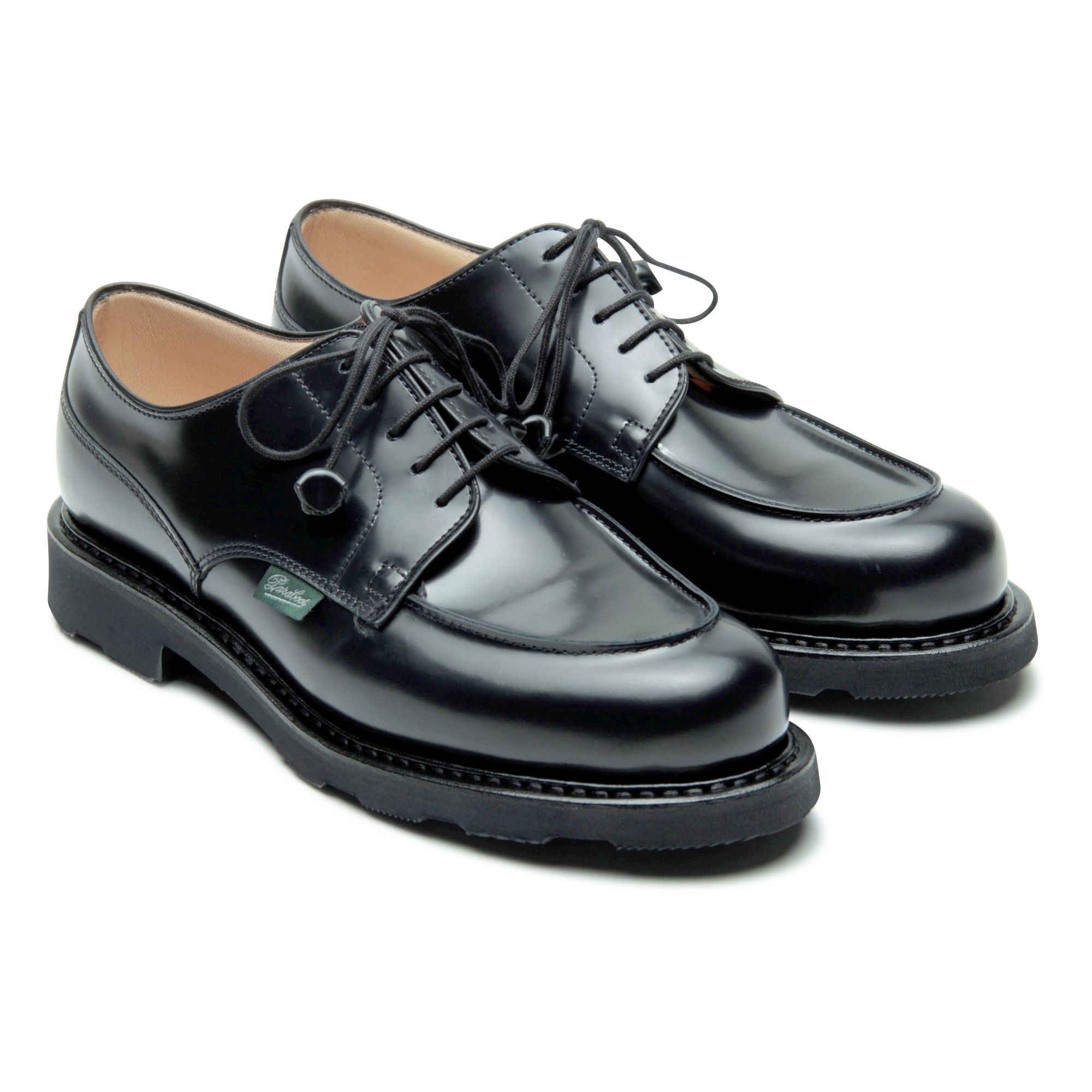 Chambord Gloss Brogues Black Paraboot Shoes Adult - Smallable