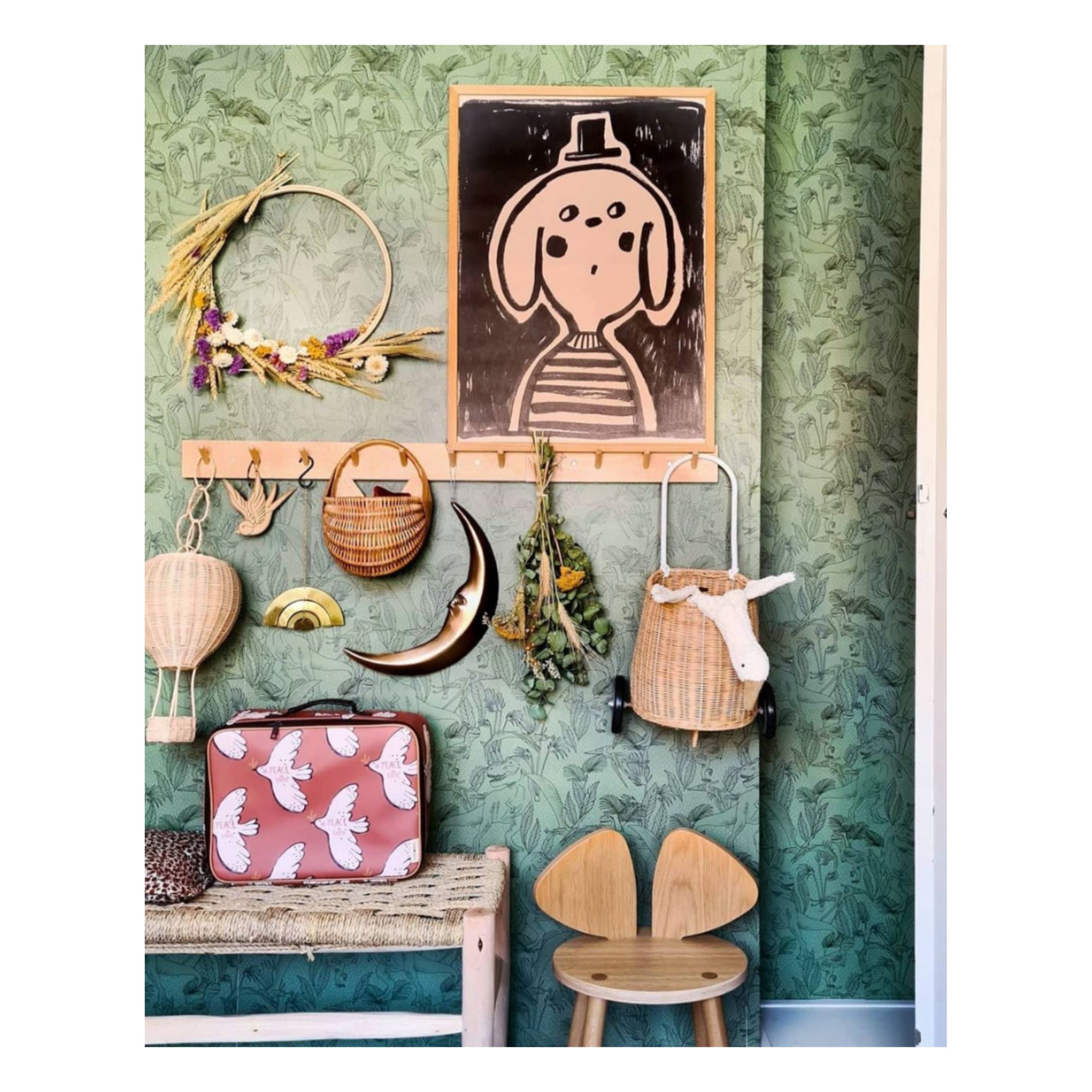 Large Lucky Star Poster Studio Loco Design Children