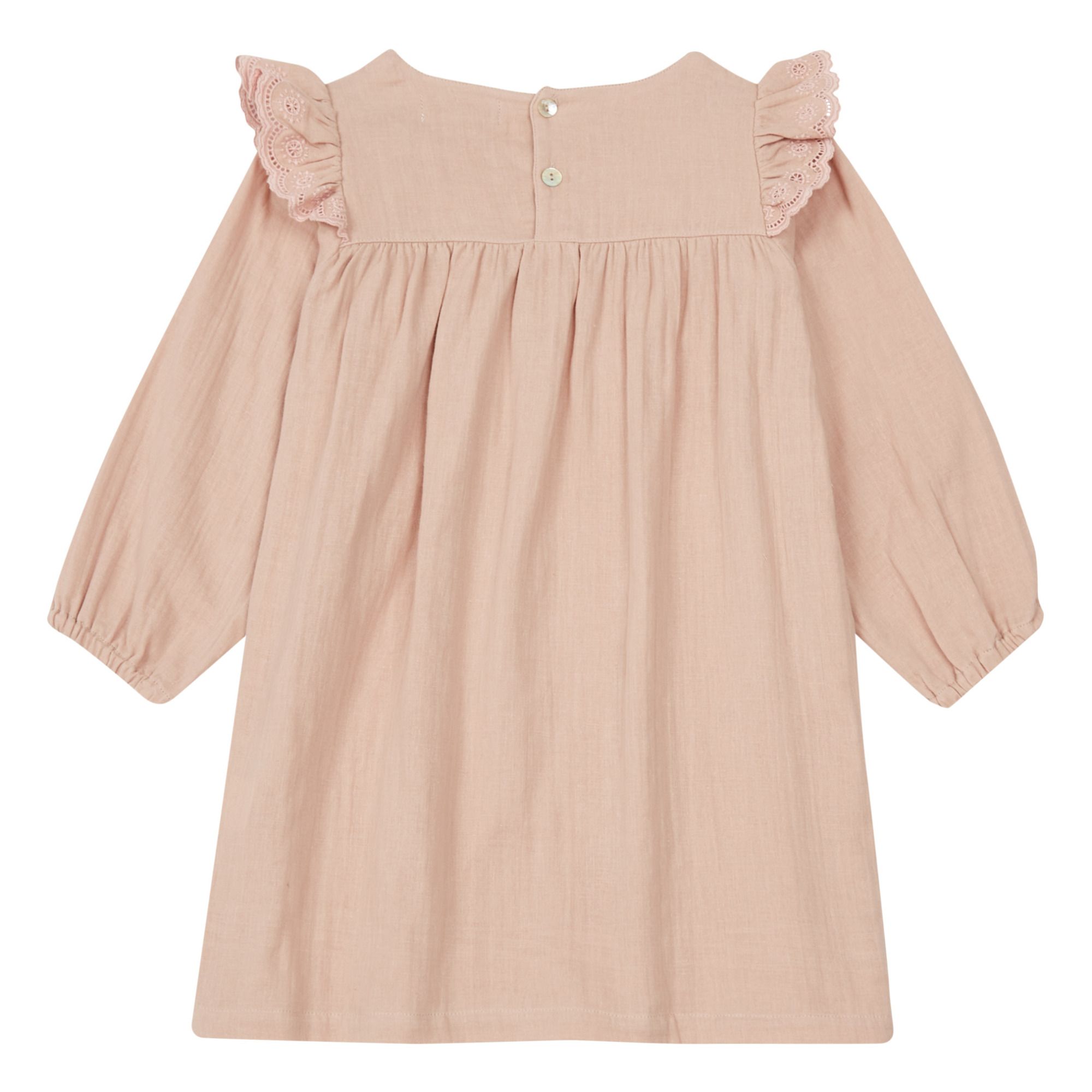 Organic Cotton Muslin Nightgown Pale pink La Petite Collection Fashion ...