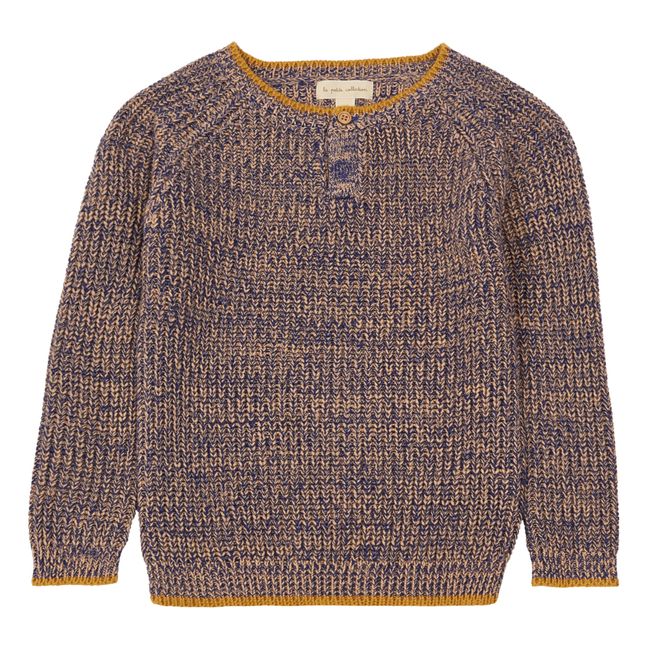 Piper Merino Wool Jumper Navy blue Soor Ploom Fashion Children - Smallable